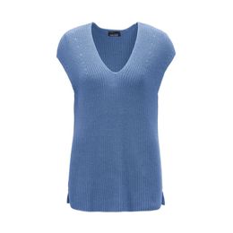 GOLDNER Pullover Damen Gr&ouml;&szlig;e L blau