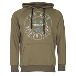 Top Gun Sweatshirt male Green size S