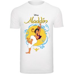 F4NT4STIC Shirt 'Aladdin Rope Swing' Herren Gr&ouml;&szlig;e 4XL hellblau / gelb / dunkellila / wei&szlig;