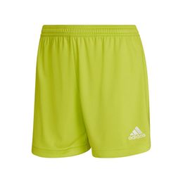 adidas Performance Sportshorts 'Entrada 22' Damen Gr&ouml;&szlig;e L limone / wei&szlig;
