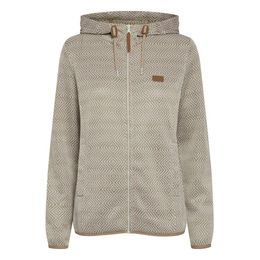 oxmo Fleecejacke 'Pebbles' Damen Gr&ouml;&szlig;e XL beige