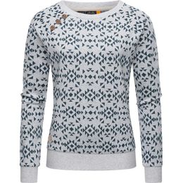 Ragwear Sweatshirt 'Darria' Damen Gr&ouml;&szlig;e XS graphit / hellgrau