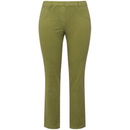 Ulla Popken Hose Damen Gr&ouml;&szlig;e 52 khaki / dunkelgr&uuml;n