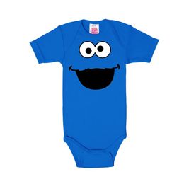 logoshirt Baby-Body 'Kr&uuml;melmonster' Jungen Gr&ouml;&szlig;e 98/104 blau