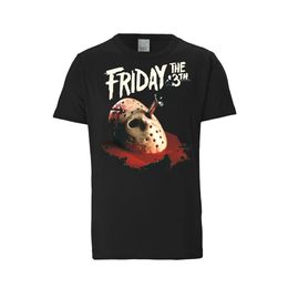 logoshirt Shirt 'Friday the 13th' female Black size XS