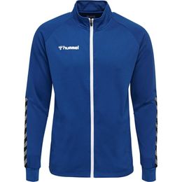 Hummel Trainingsjacke Herren Gr&ouml;&szlig;e XL blau / hellgrau / schwarz / wei&szlig;