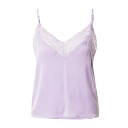 Daahls by Emma Roberts exclusively for ABOUT YOU Bluse 'Adelaide' Damen Gr&ouml;&szlig;e L lila / wei&szlig;