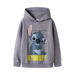 name it Sweatshirt 'NKFDYS STITCH' girl Purple size 134/140
