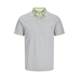 Jack & Jones Plus Jack & Jones Plus Poloshirt 'JJEPaulos' Herren Gr&ouml;&szlig;e 8XL hellgrau / limette