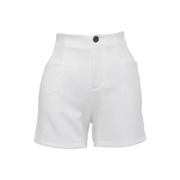 FRESHLIONS Shorts 'Lein' Damen Gr&ouml;&szlig;e 40 wei&szlig;