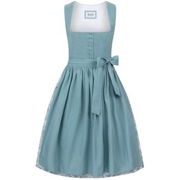 Stockerpoint Dirndl 'Bojana' Damen Gr&ouml;&szlig;e 32 petrol / wei&szlig;