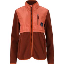 WHISTLER Athletic Fleece Jacket 'Oak' female Red size 38