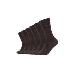 Camano Socken Damen Gr&ouml;&szlig;e 35/38 creme / dunkelbraun