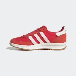Herren Sneaker "RUN 70S 2.0", adidas Sportswear, Gr. 43pure ruby, sanftes wei&szlig;, semi lucid rot, Leder, Textil, Schuhe