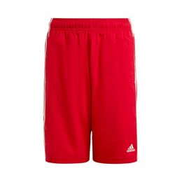 adidas Performance Sporthose Jungen Gr&ouml;&szlig;e 164 rot / wei&szlig;