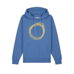 Watapparel Sweatshirt 'Kreis' Herren Gr&ouml;&szlig;e S blau / gelb