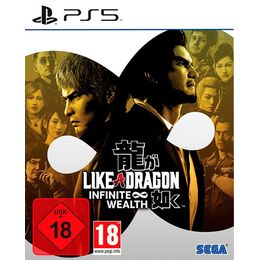 Atlus Spielesoftware "Like a Dragon: Infinite Wealth", PlayStation 5, transparent, Spielesoftware