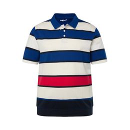 Men Plus Poloshirt Herren Gr&ouml;&szlig;e L navy / rot / offwhite