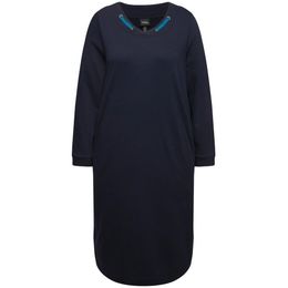 Ulla Popken Kleid Damen Gr&ouml;&szlig;e 42/44 marine Winterkleid