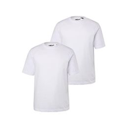 Men Plus T-Shirt Herren Gr&ouml;&szlig;e XL wei&szlig;
