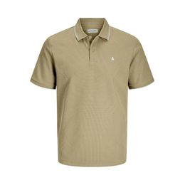 Jack & Jones JACK & JONES Herren Poloshirt "JJEAUSTIN POLO SS NOOS"coriander detail:play, Gr. XS, unifarben, Jersey, Obermaterial: 58% Polyester, 40% Baumwolle,