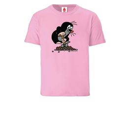 logoshirt Shirt 'Der kleine Maulwurf' boy Pink size 128