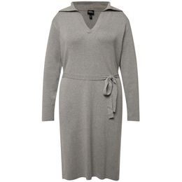 Ulla Popken Knitted dress female Grey size 62-64