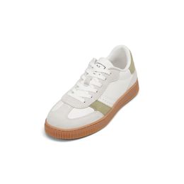 Marc O'Polo MARC O'POLO Damen Sneaker "aus hochwertigem Rindleder", Gr. 37, wei&szlig;, Obermaterial: 100% Leder, unifarben, Schuhe