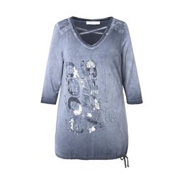 MIAMODA Shirt female Grey size 50