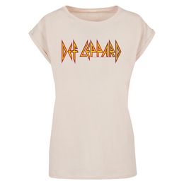 F4NT4STIC Shirt 'Def Leppard' female Beige size 5XL