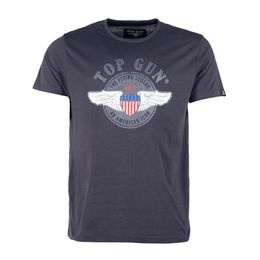 Top Gun Shirt 'TG20213023' male Blue size L