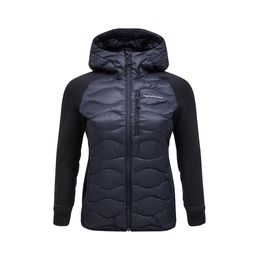 Peak Performance Funktionsjacke W Helium Down Hybrid Hood Damen Gr&ouml;&szlig;e XS schwarz