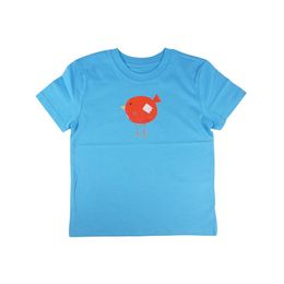 Meladi Shirt 'Roter Vogel' girl Blue size 98/104