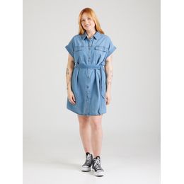 Vero Moda Curve Kleid 'VMCNotus' Damen Gr&ouml;&szlig;e 48 blue denim Winterkleid