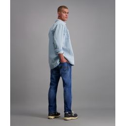 Herren Slim-fit-Jeans "ERIC"ocean blau used buffies, Gr. 33, Pioneer Authentic Jeans, Denim/Jeans, Obermaterial: 99% Baumwolle, 1% Elasthan, Jeans,