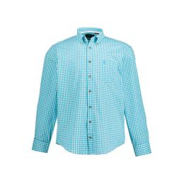 JP1880 Traditional Button Up Shirt male Blue size 6XL