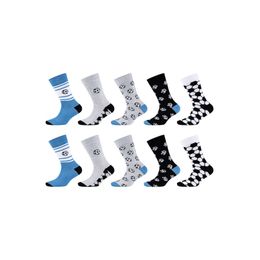 Camano Socks girl Blue, Black, White size 31-34