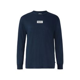 s.Oliver Men Big Sizes Sweatshirt male Blue size 3XL