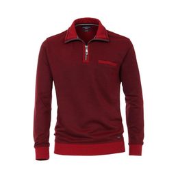 Casamoda Sweatshirt Herren Gr&ouml;&szlig;e S blutrot / burgunder