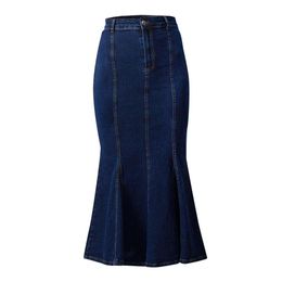 Touche Prive Skirt female Blue size L