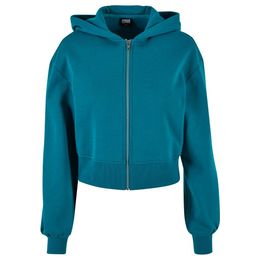 Urban Classics Zip-Up Hoodie female Blue size 4XL