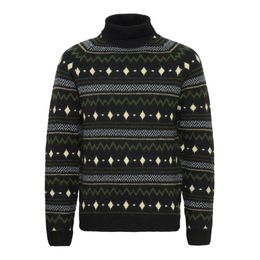 Blend Pullover '20716107' Herren Gr&ouml;&szlig;e XL beige / gr&uuml;n / schwarz / wei&szlig;