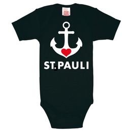 logoshirt Romper/Bodysuit 'St. Pauli-Print' boy Black size 50