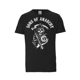 logoshirt Shirt 'Sons Of Anarchy Logo' female Black size S