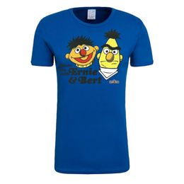 logoshirt Shirt 'Ernie und Bert' male Blue size XXL