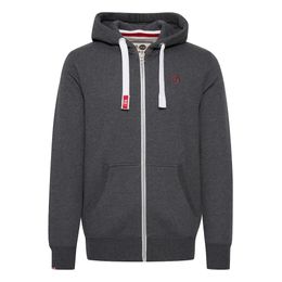 !Solid Zip-Up Hoodie 'Benn' male Grey size XXL