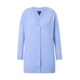Ulla Popken Knit Cardigan female Blue size 62-64