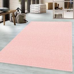Teppich Ayyildiz Teppiche "Nizza 1800 Kurzflorteppich", rosa (ros&eacute;), B:240cm H:6mm L:340cm, Polypropylen, Teppiche, Teppich, pflegeleicht, leicht melierter Kurzflor, ringsum gekettelt, Wohnzimmer