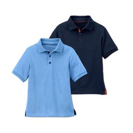 Tchibo - 2 Poloshirts - Jungen - Gr. 146/152 - dunkelblau