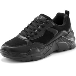 Lascana Damen Sneaker schwarz/schwarz Gr&ouml;&szlig;e 38